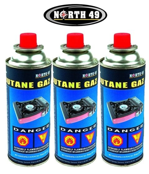 North 49 Butane Gas 3 Cartridges | Londero Sports